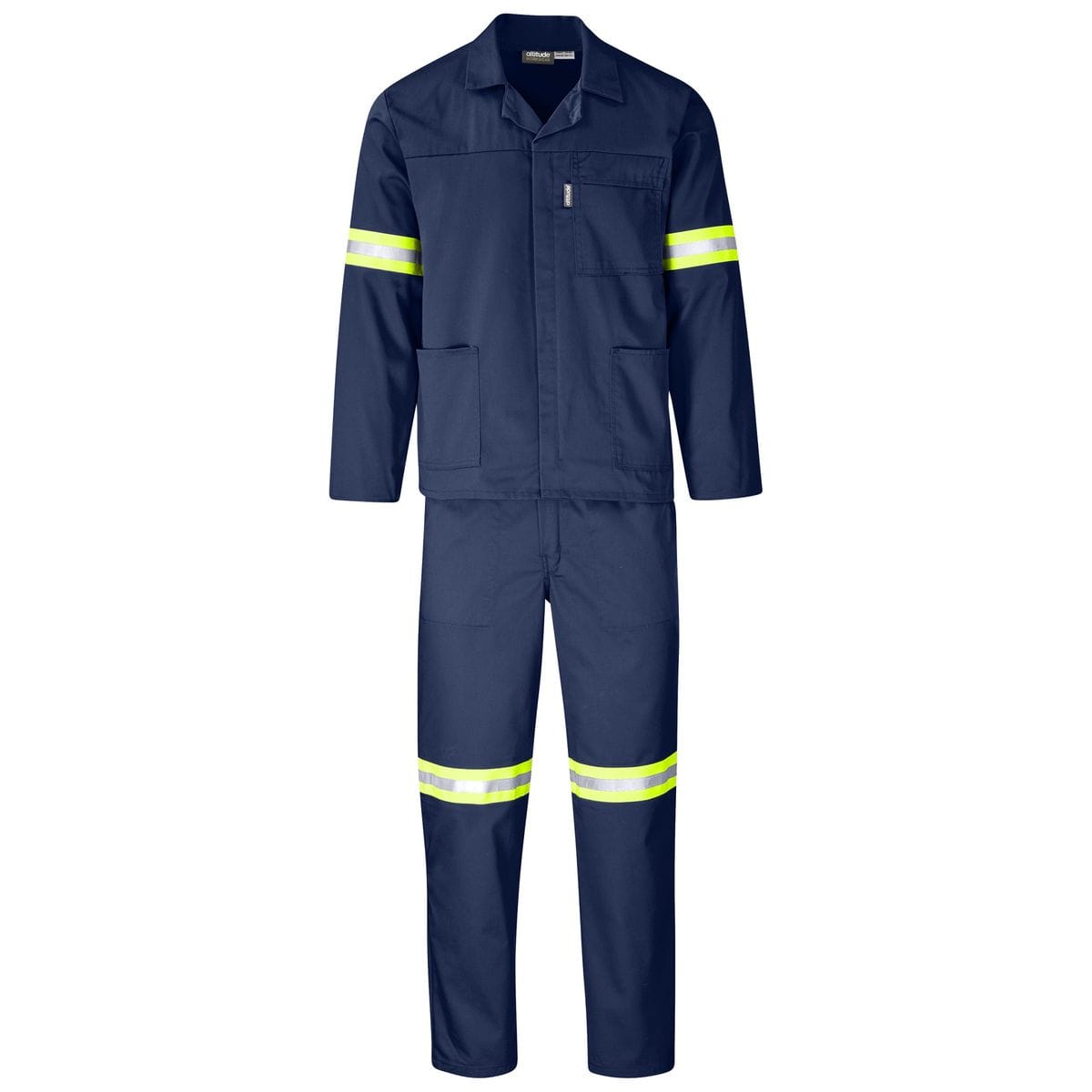 WorkSuit Reflective - 2 Piece Navy – SA Workwear Hub